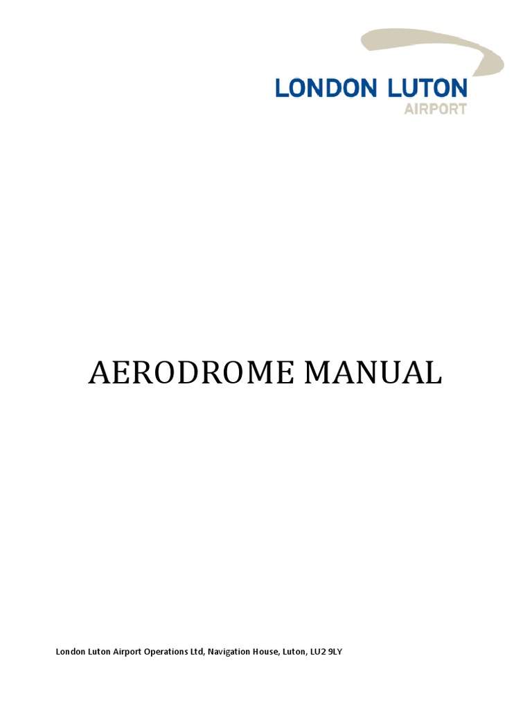 Aerodrome Manual | PDF | Airport | Runway