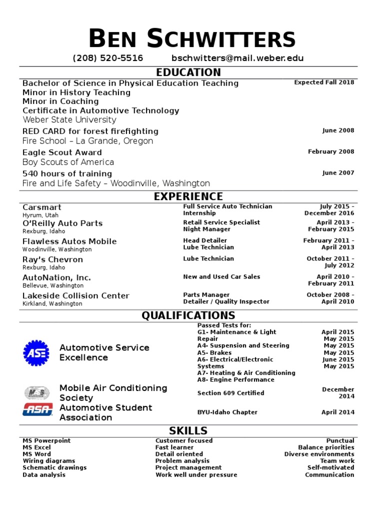 EN Chwitters: Education | PDF