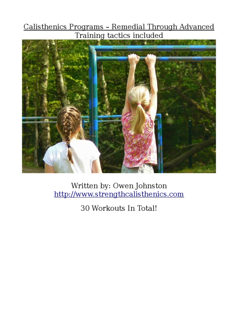 Calisthenics Program Basic Advanced | PDF | Strength Training | Recreation