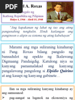 Mga Patakaran at Programa Ni Pangulong Ferdinand E. Marcos: (Disyembre ...