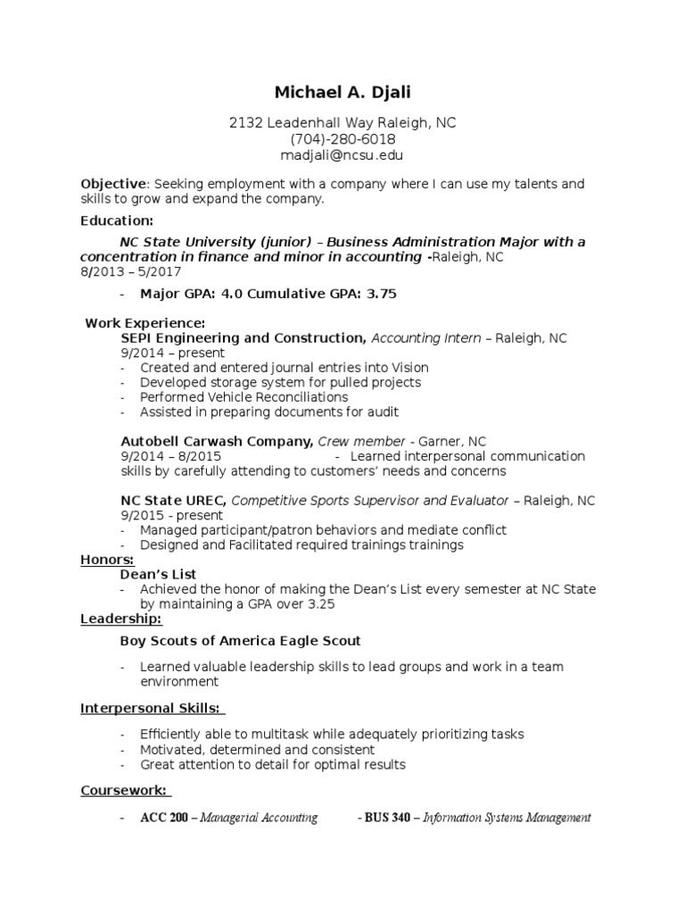 Michael Resume | PDF