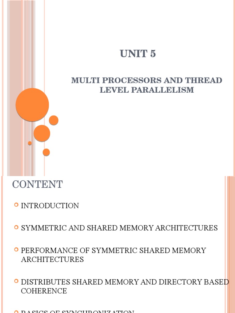 Multi Processors And Thread Level Parallelism Pdf Parallel Computing Central Processing Unit
