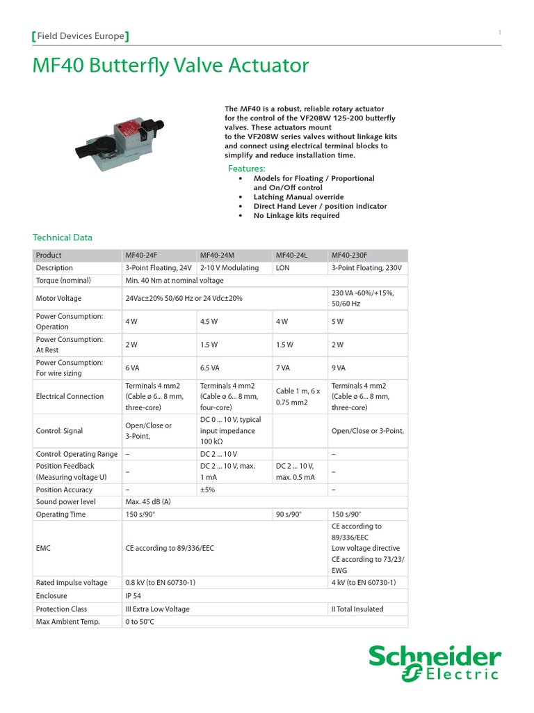 MF40-24F T54 00 | PDF | Electrical Engineering | Electricity