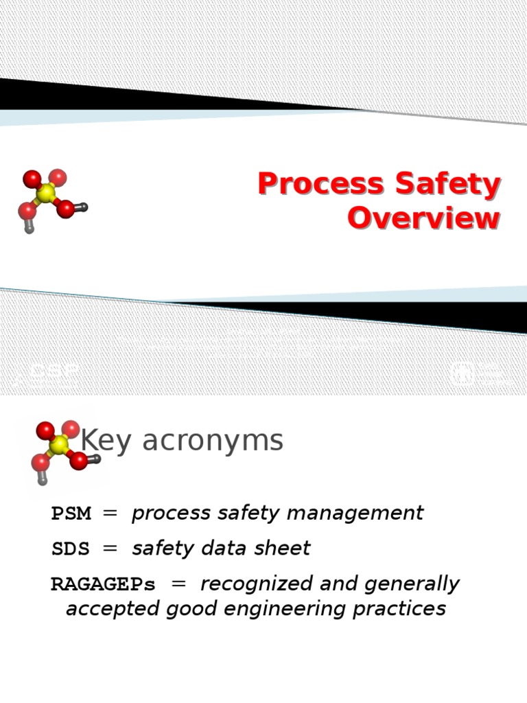 Process Safety Overview | PDF | Flammability | Safety