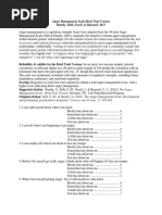 Academic Performance Scale: Sa - Strongly Agree A | PDF