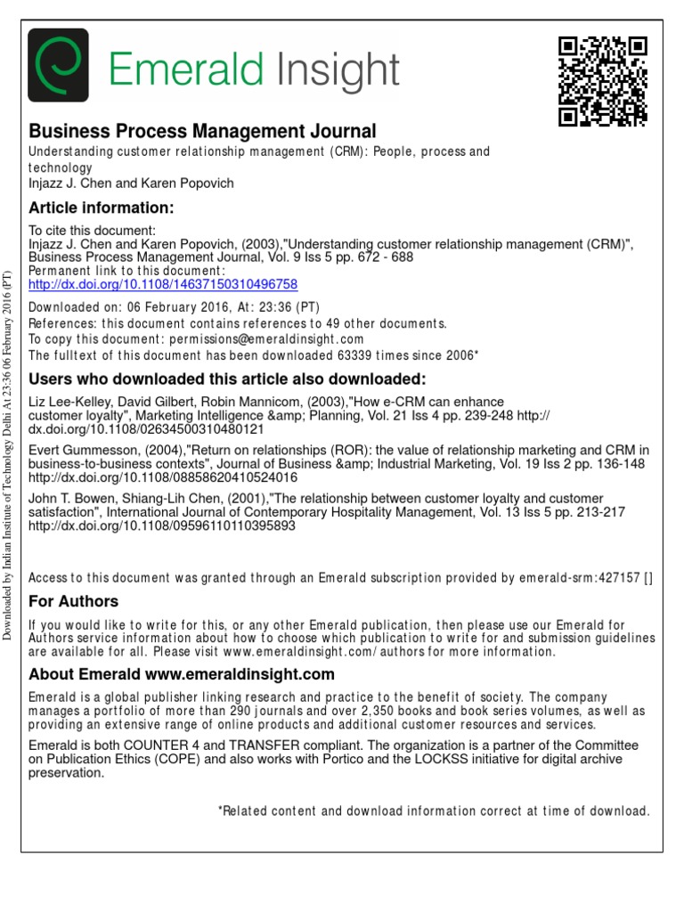 Understanding CRM | PDF | Customer Relationship Management | Enterprise ...