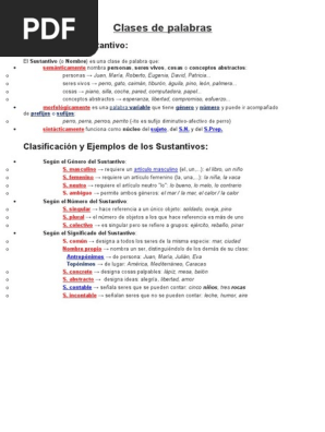 Qu Son Los Sustantivos Clasificacin Y Ejemplos Pequeocio