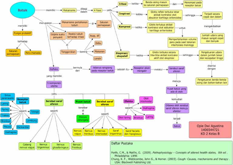 Mindmap Mekanisme Batuk | PDF