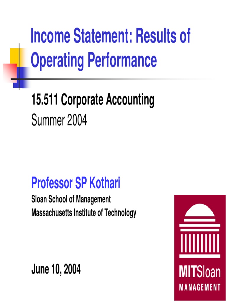 Understanding the Principles and Components of the Income Statement ...