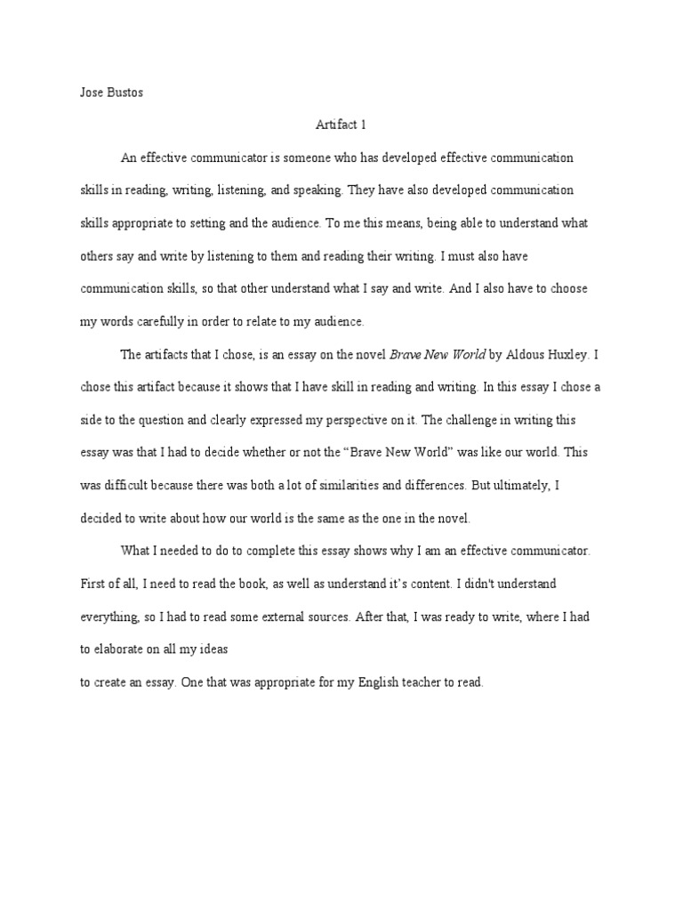 Artifact 1 | PDF | General Fiction