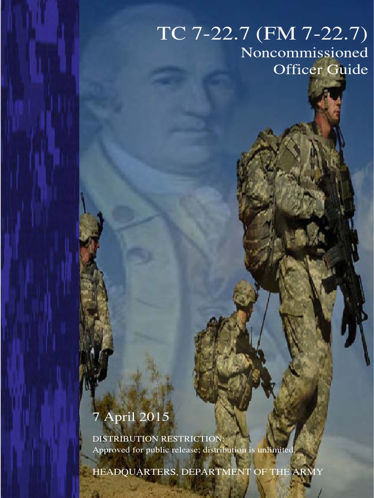 NCO Guide: TC 7-22.7 Overview | PDF | Non Commissioned Officer | Sergeant