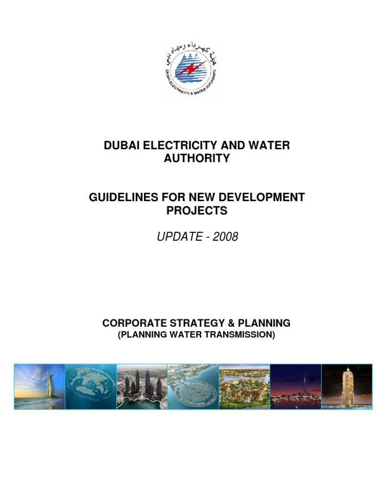 Dubai Water Supply - MajorProjectGuidelines2008 - DEWA Water | PDF ...