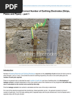 Earthing Strip Calculation PDF | PDF | Electrical Resistance And ...
