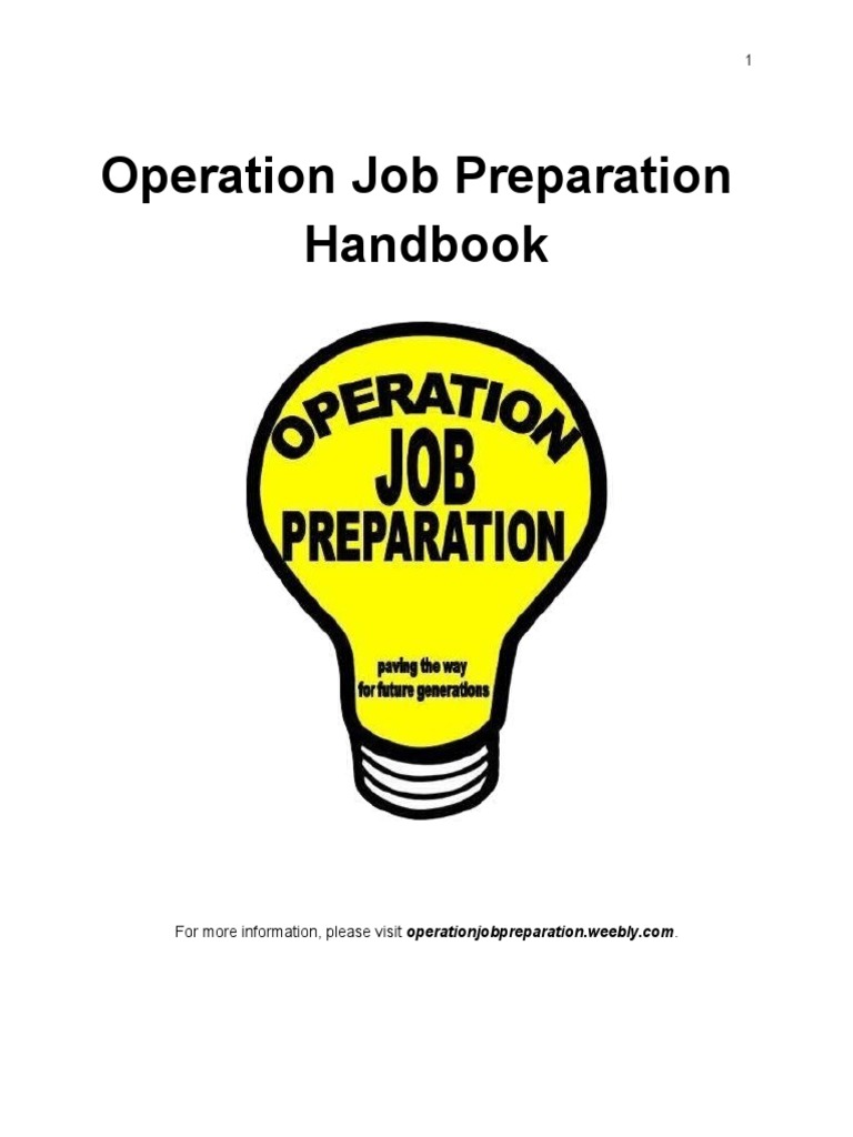 Job Shadowing Handbook for Students | PDF | United States Labor Law ...