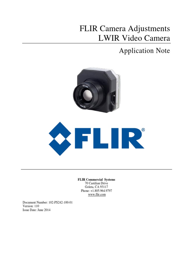 Flir Camera Adjustments | PDF | Contrast (Vision) | Equalization (Audio)