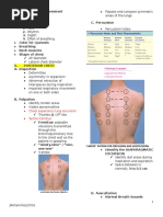 Respiratory Assessment Checklist | PDF | Lung | Thorax