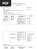 Iep Template Deped | PDF | Individualized Education Program | Disability