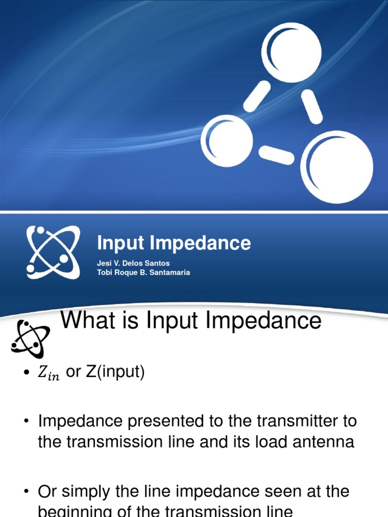 Transmission Lines Input Impedance | PDF | Transmission Line | Force