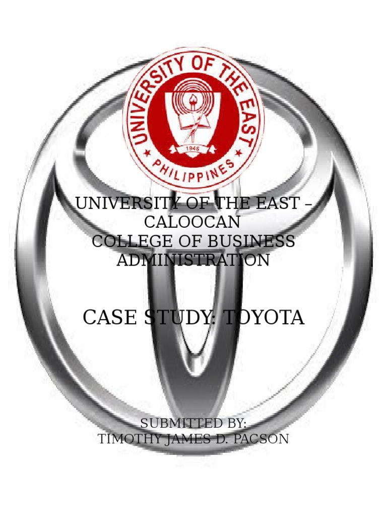 Toyota's Strategic Management Overview | PDF | Toyota | Land Vehicles