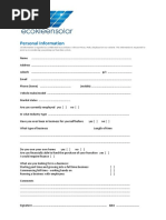 VALMO FRANCHISE FORM | PDF