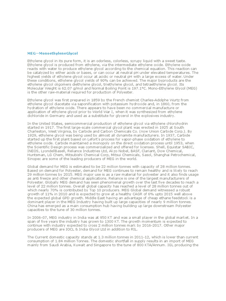 Meg | Chemical Compounds | Materials