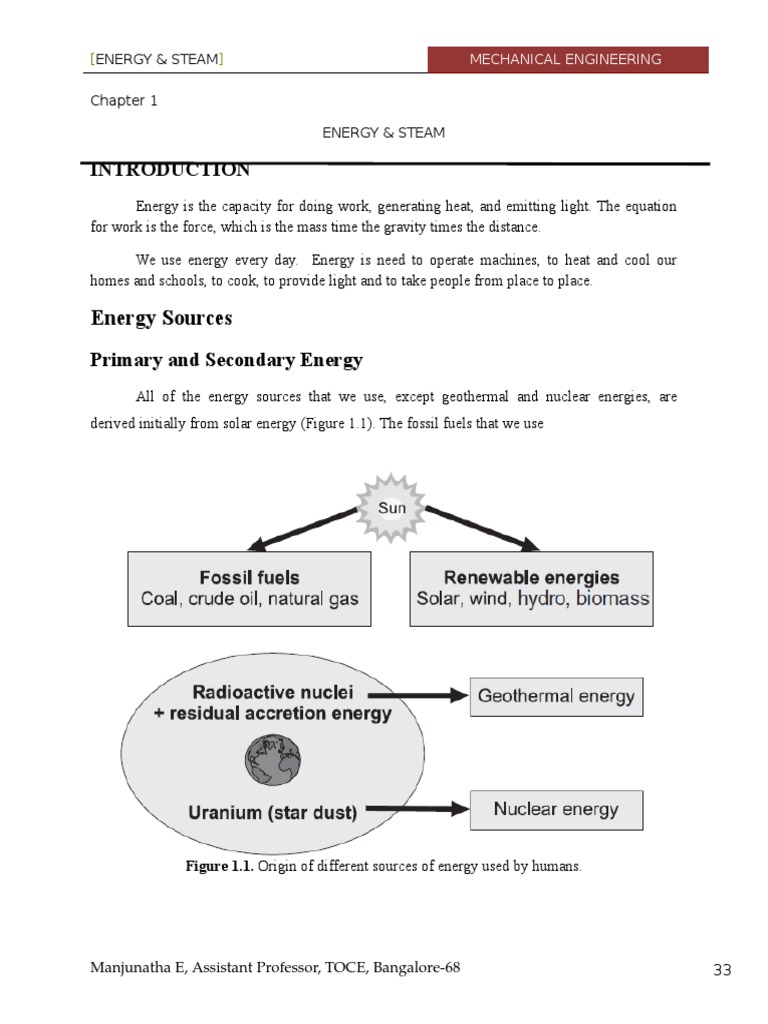 Energy Sources: Energy & Steam Energy & Steam | PDF | Hydroelectricity ...