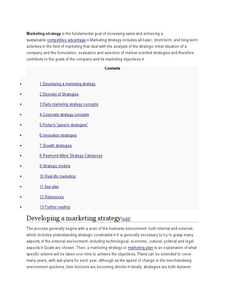 Comprehensive Guide to Marketing Strategies | PDF | Marketing Strategy ...