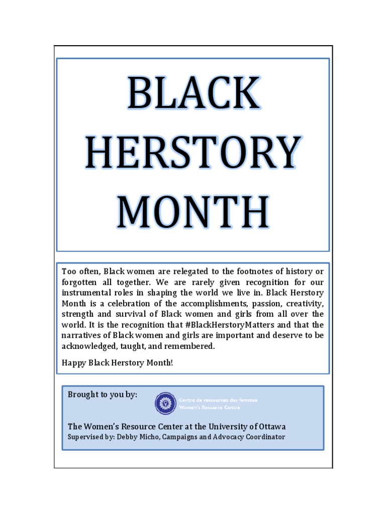 Black Herstory Month | PDF