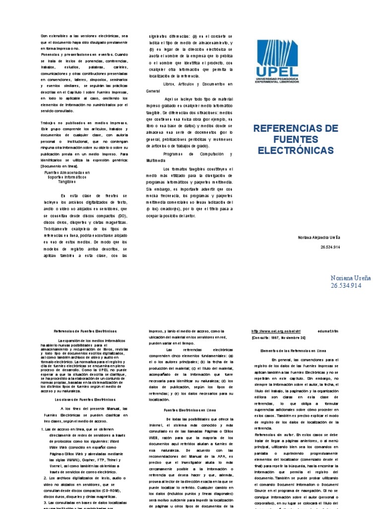 Manual UPEL Referencias Electronicas | Red mundial | Tecnología