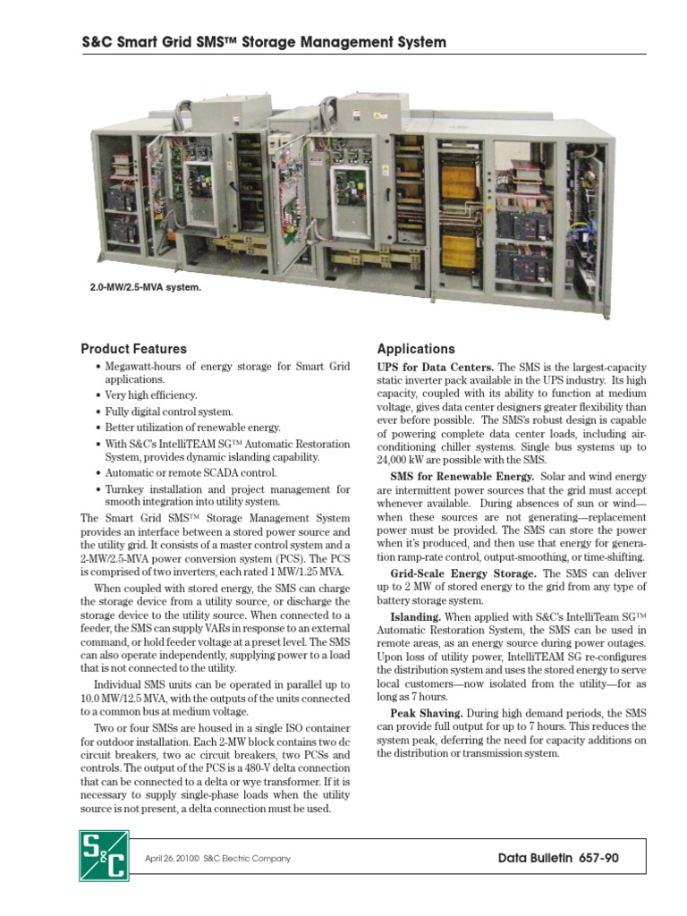 Smart Grid Storage Management System | PDF | Electrical Grid | Smart Grid