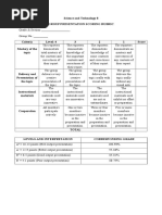 Group Reporting Rubrics | PDF | Behavior Modification | Communication