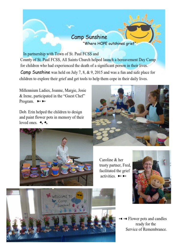 Camp Sunshine For Newsletter | PDF