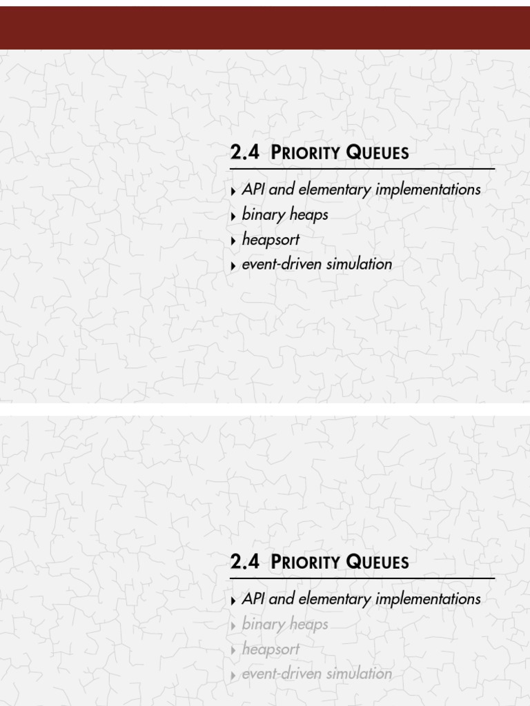 05 Colas de Prioridad | Download Free PDF | Algorithms And Data Structures | Computer Programming
