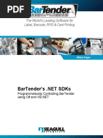 Bartender 2016 Manual | PDF | Installation (Computer Programs) | Databases