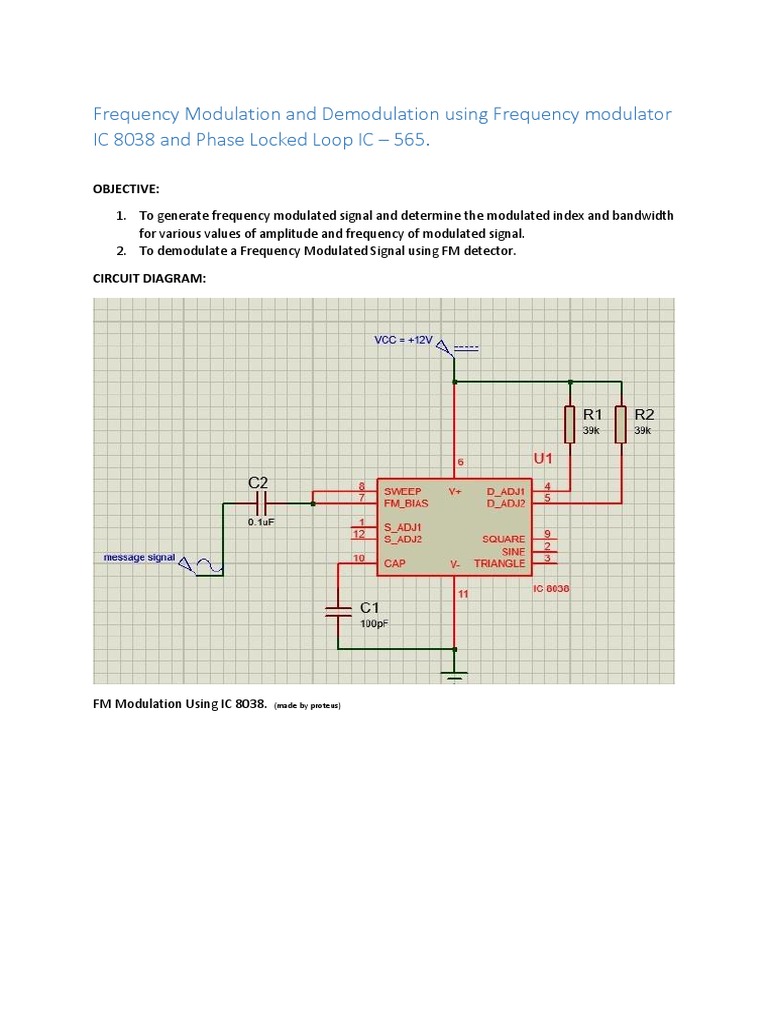 Frequency Modulation and Demodulation | PDF