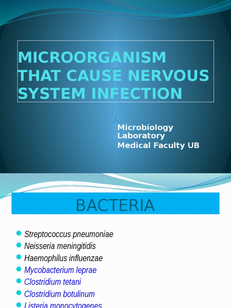 Nervous System Infection | PDF | Poliomyelitis | Rabies