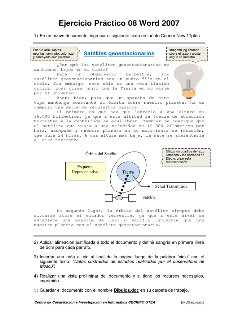 Ej Practico 08 Word | PDF