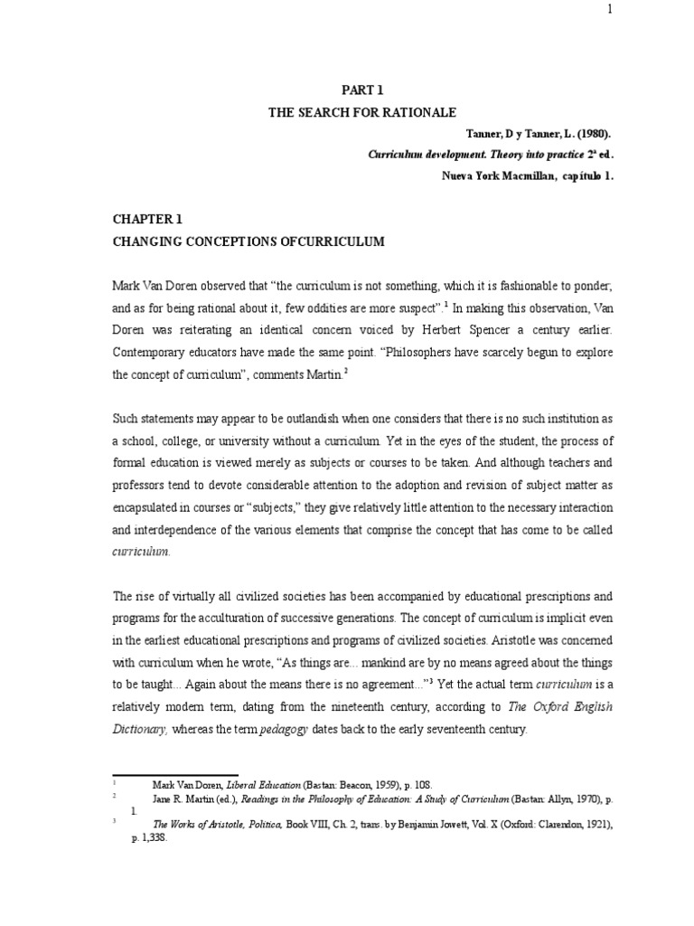 Tanner y Tanner Changing | PDF | John Dewey | Curriculum