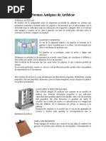 Procedimientos para Archivar Documentos | PDF
