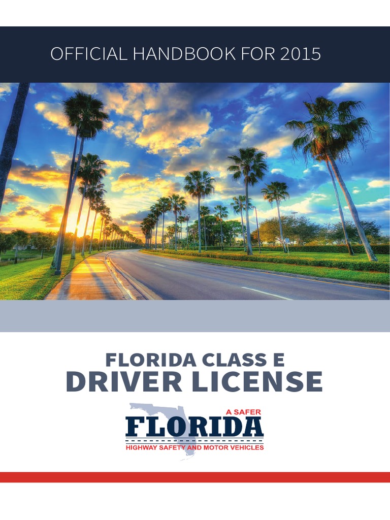 2023 Florida Class E Driver Handbook | PDF | Seat Belt | Driving