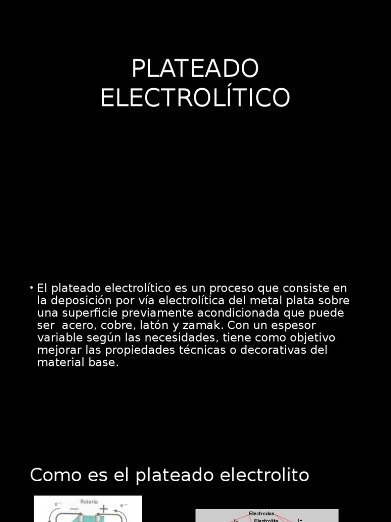 Proceso de plateado electrolítico: Características y aplicaciones ...