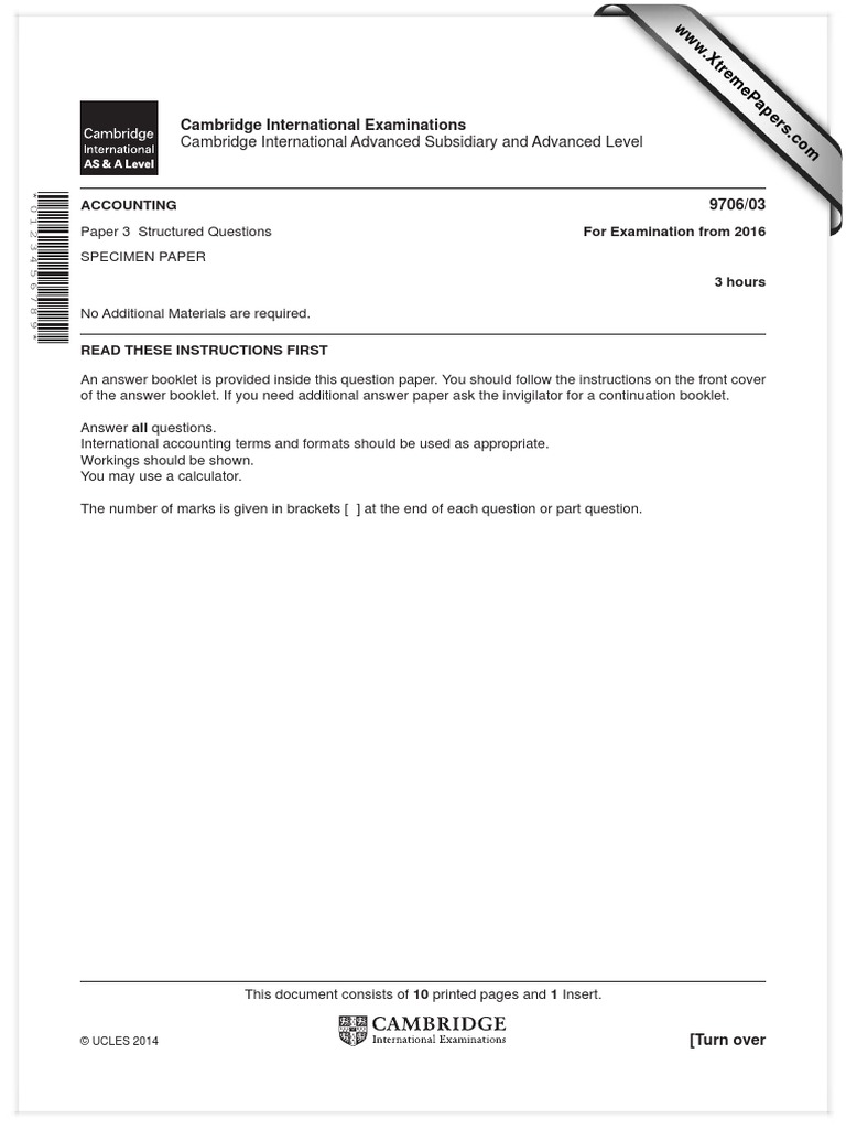 9706 Y16 SP 3 | PDF | Dividend | Net Present Value