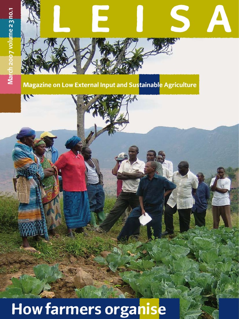 LEISA 23 1 How Farmers Organise | PDF | Social Group | Agriculture