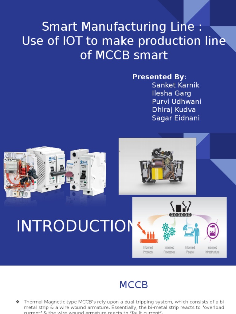 MCCB Production | PDF | Internet Of Things | Automation