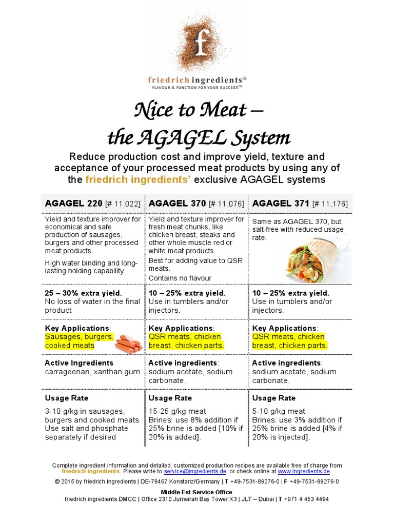 Agagel System | PDF | Meat | Beef