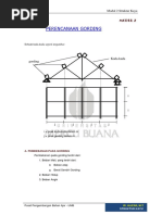 Perhitungan Sagrod dan Gording Atap | PDF
