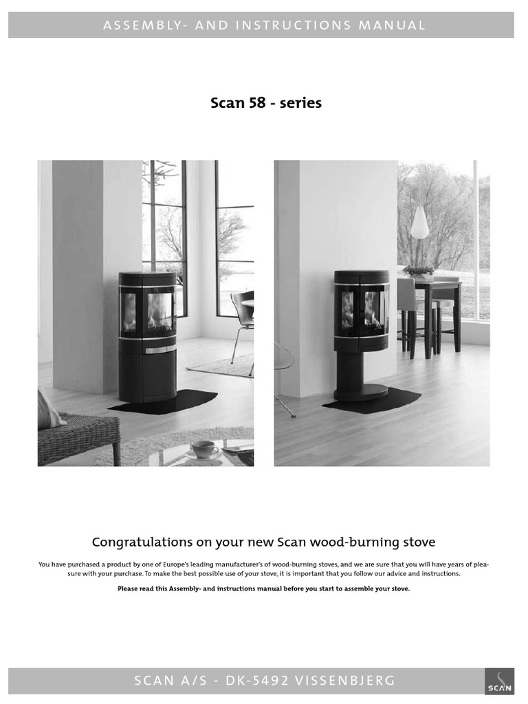 Stove Manual Scan 58 GB | Download Free PDF | Stove | Chimney