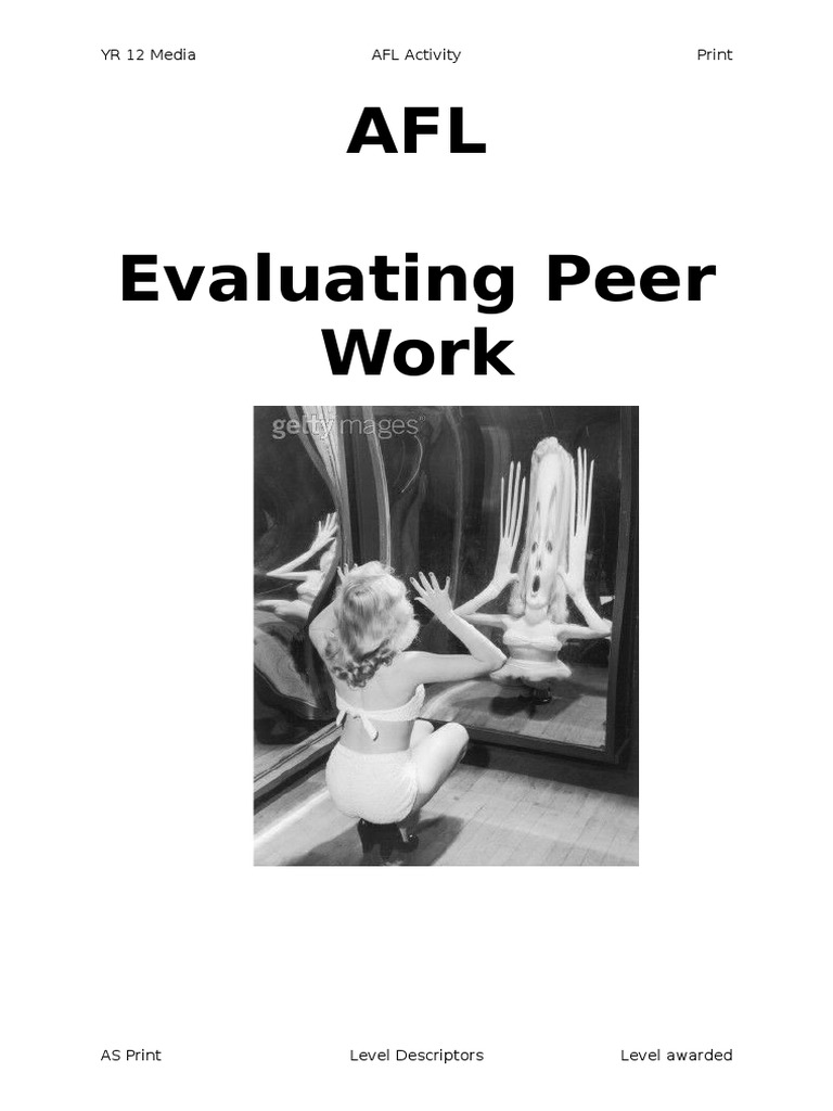 Afl Cwork Yr12 2 | PDF | Page Layout | Typefaces