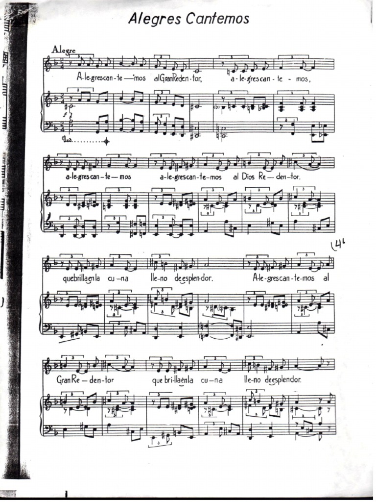 Alegres Cantemos | PDF