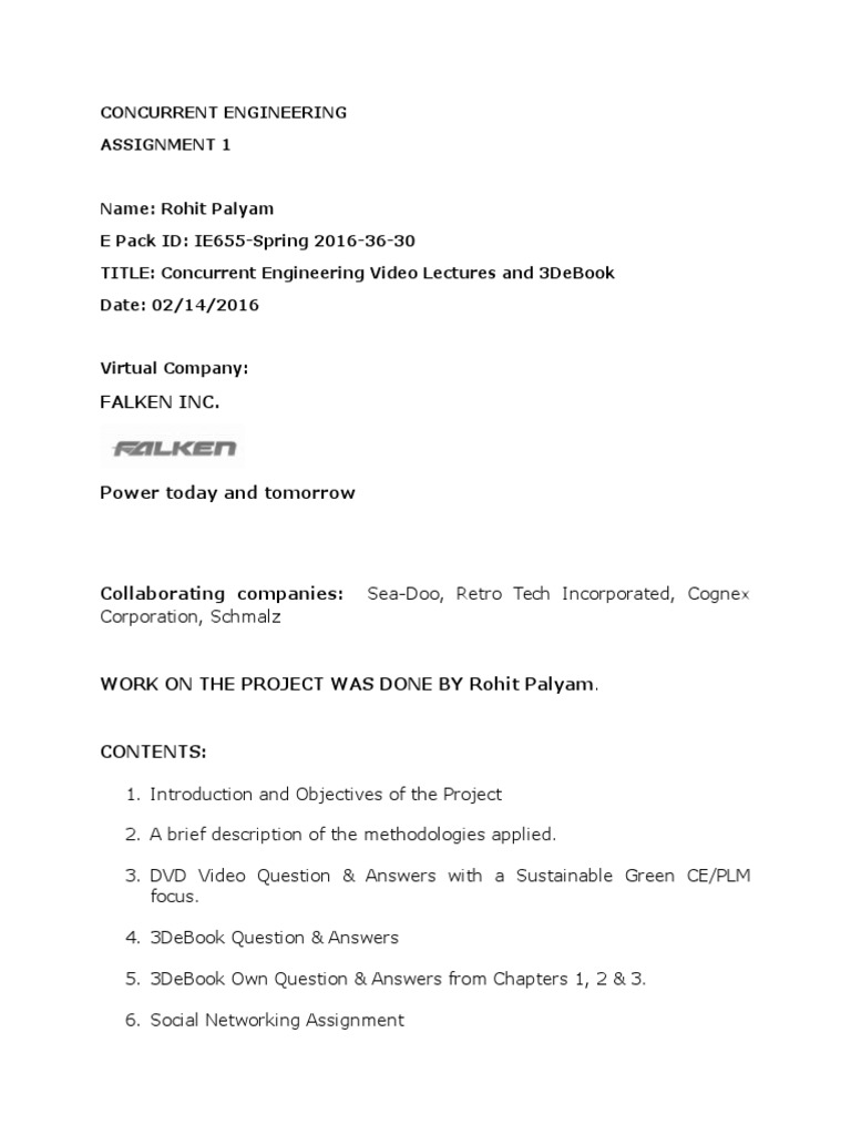 Concurrent Engineering in Product Design | PDF | Product Lifecycle ...